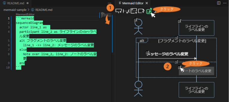 Mermaidのシーケンス図は「Mermaid Graphical Editor」でもっと簡単に！ | astah in 5 min